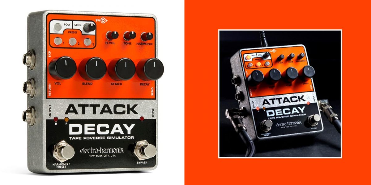 Electro-Harmonix Attack Decay es una nueva edición del legendario pedal